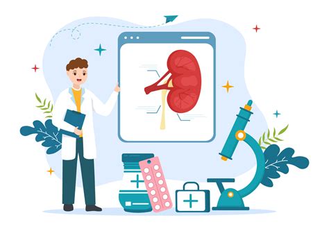 Nephrologist Illustration With Cardiologist Proctologist And Treat