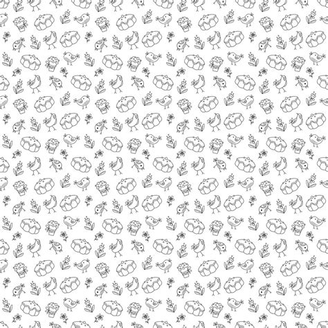 Premium Vector Seamless Pattern With Cute Easter Chicks Easter Cakes