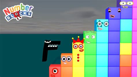 Alphabet Lore F Jump And Count Numberblocks Step Squad 1 50 Youtube