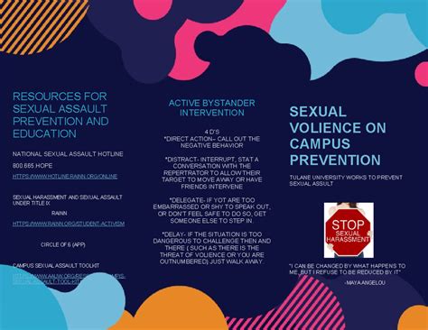 Resources For Sexual Assault Prevention Hse 335 Brochure 4 1 Studocu