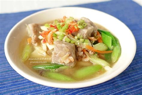 芋頭糕蒜苗湯 Amanda生活美食料理