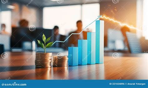 Digital Analytics Data Visualization Financial Schedule Monitor Screen In Perspective Stock