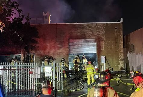 San Diego Fire Crews Knock Down Warehouse Blaze In East Village