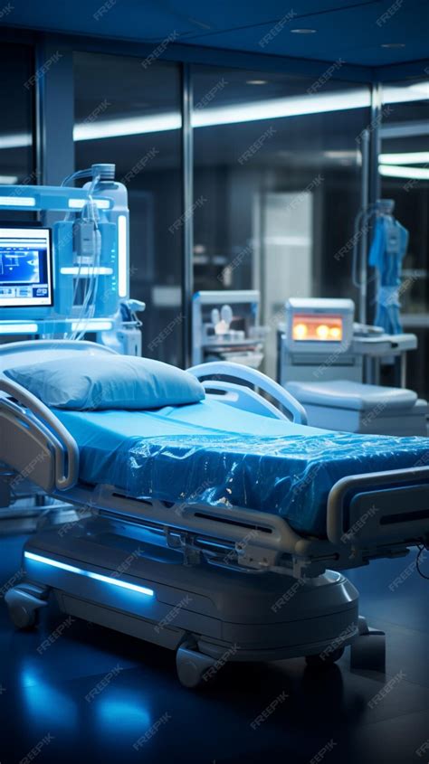 Premium Ai Image Modern Medical Centers Icu A Hightech Resuscitation