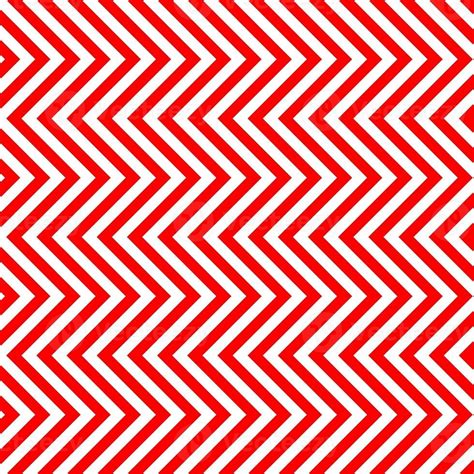 Classic Red And White Chevron Seamless Pattern Seamless Zig Zag Pattern Background Regular