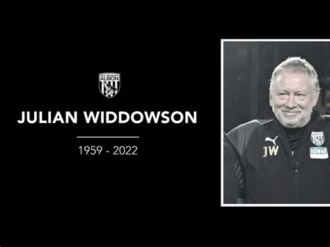Julian Widdowson 1959 2022 West Bromwich Albion