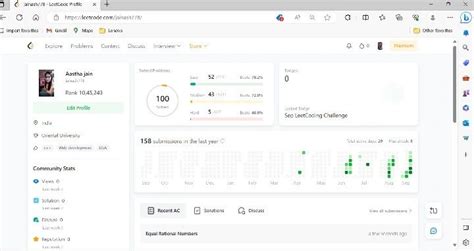 Aastha Jain On Linkedin Leetcodechampion Codingjourney Leetcode