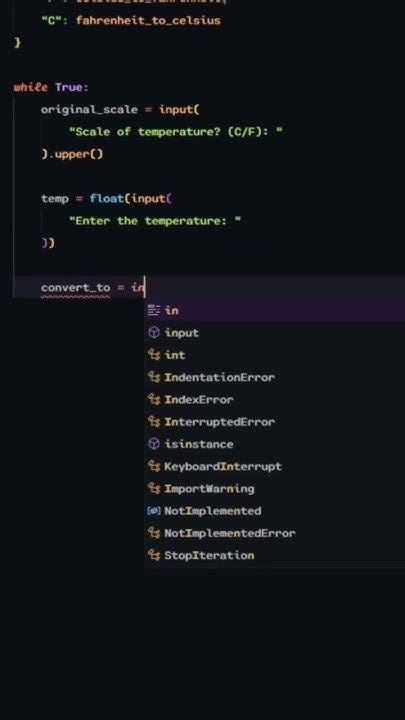 Its Hot 🔥 Temprature 🌡️ Converter Python Programming Youtube