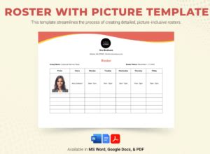 13 Free Roster Templates For Easy Scheduling ClickUp