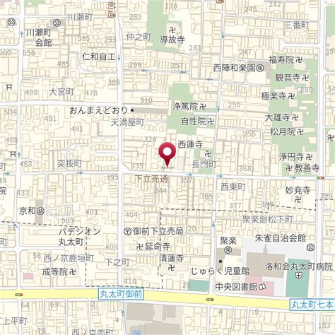 京都府京都市上京区下立売通七本松西入西東町346－15 の地図 Mapfan