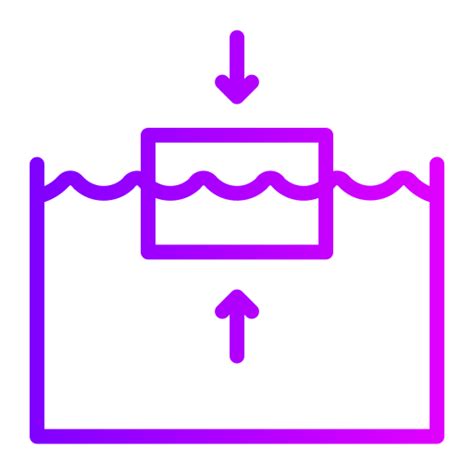 Float Generic Gradient Outline Icon