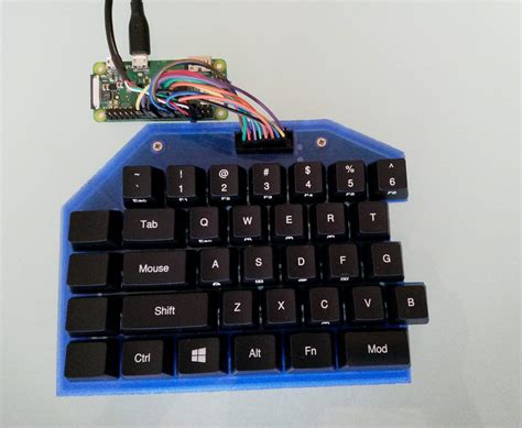 Building A Split Mechanical Keyboard With A Raspberry Pi Zero