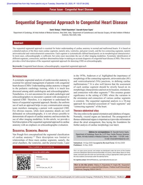 Sequencial Segmental Approach To Chd Pdf