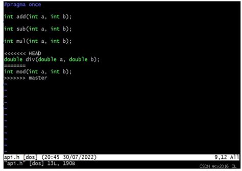 Git 分支操作全解析：创建、切换、合并、删除及冲突解决