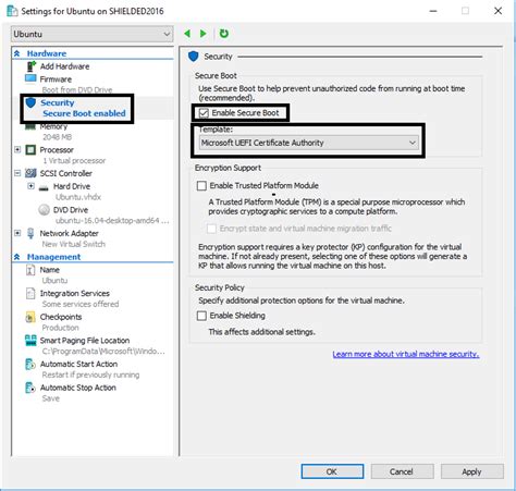 Overview Of Linux Secure Boot In Hyper V On Windows Server 2016