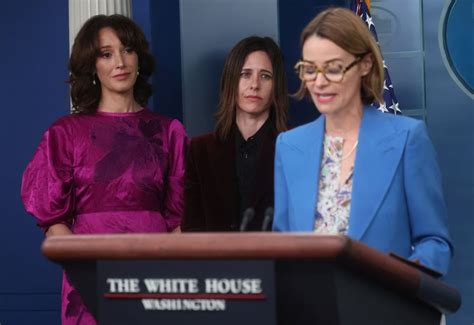 The L Word Cast Celebrates Lesbian Visibility Week At The White House