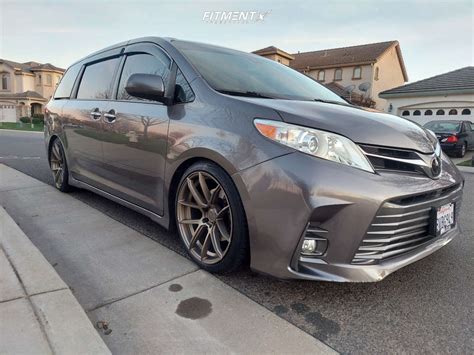 2018 Toyota Sienna Xle With 20x10 Avid1 Sl02 And General 245x40 On