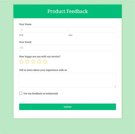 Free Online Form Templates HTML Form Templates Zoho Forms