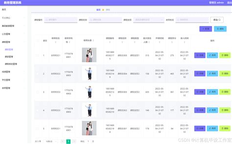 【附源码】教务管理系统源码数据库毕业论文齐全java开发ssm框架vue Javaweb项目，可做计算机毕业设计或课程设计教务管理系统源码 Csdn博客