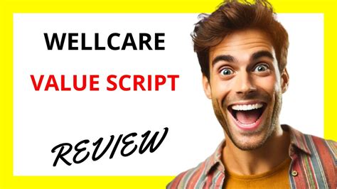 Wellcare Value Script Rx Plans For 2025