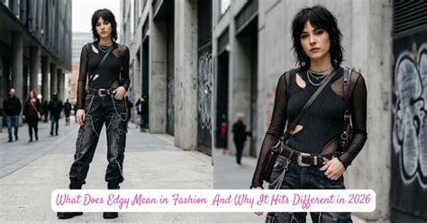 What Does Edgy Mean In Fashion — And Why It Hits Different In 2026