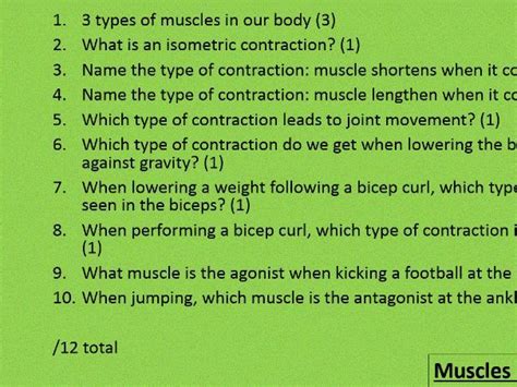 Aqa Gcse Pe Lesson Starters Teaching Resources