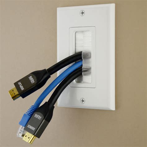 Datacomm™ Cable Pass Through Wall Plates