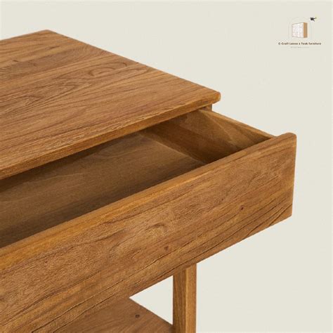 📍โต๊ะวางของไม้สัก สไตล์มินิมอล สุดชิค 🔖ขนาด กว้าง 90 ซม X ลึก 45 ซม X สูง 90 ซม จัดส่ง