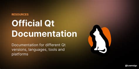 Official Qt Documentation Must Know Resources For Developers By Giessen Dev
