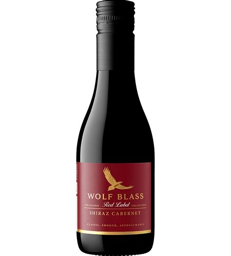 Wolf Blass Red Label Shiraz Cabernet 2021 187ml 24 Pack Wolf Blass