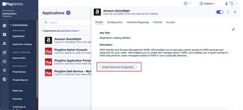 Enable Federation To Amazon Quicksight Accounts With Ping One Aws Big