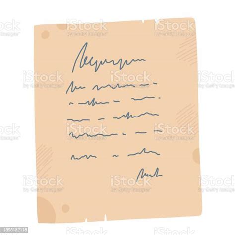 메일 엽서 및 엽서 벡터 플랫 만화 일러스트레이션이있는 컬렉션 봉투 다양한 공예 종이 편지 문구류 왁스 및 흰색에 고립 된 수제 카드 공예에 대한 스톡 벡터 아트 및 기타