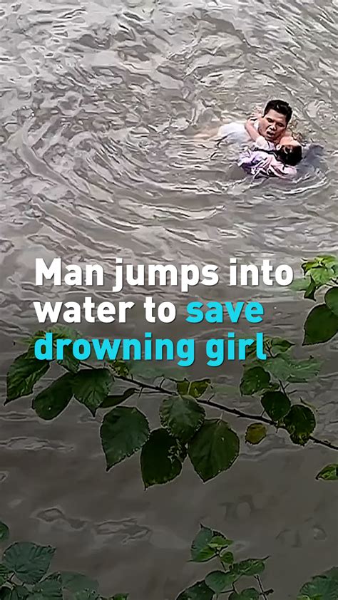 Drowning Girl In Water