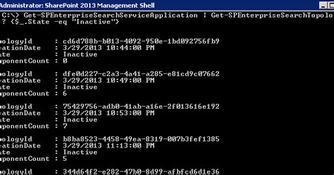 SteveMann S Path SharePoint Cleaning Up Inactive Search Topologies