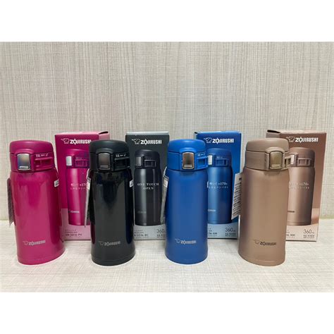 象印 Zojirushi 【 Sm Sd36 】360ml 超輕量onetouch不鏽鋼真空保溫瓶~保溫杯 蝦皮購物