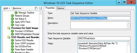 Provision The Configmgr Client During A Task Sequence Build Sccmentor