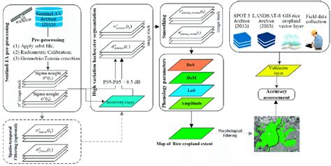 Systematic Workflow Of S 1 Sar Vh Polarization Data Processing Rice Download Scientific