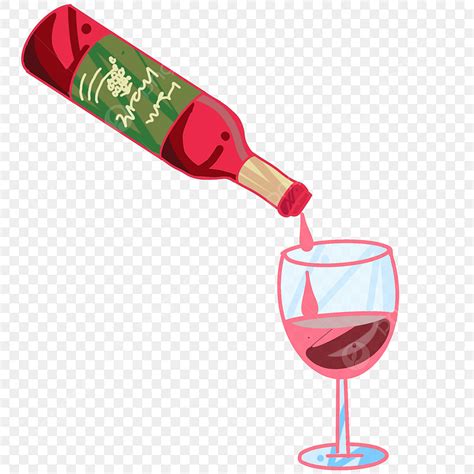Pouring Wine Bottle Clipart Hd Png Pouring Wine Bottle Wine Glass Illustration Wine Glass