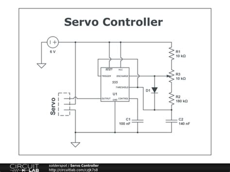 servo controller circuitlab