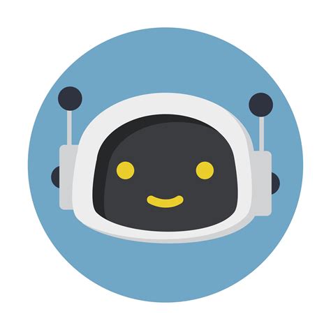 Cute Robot Face Icon 1877002 Vector Art At Vecteezy