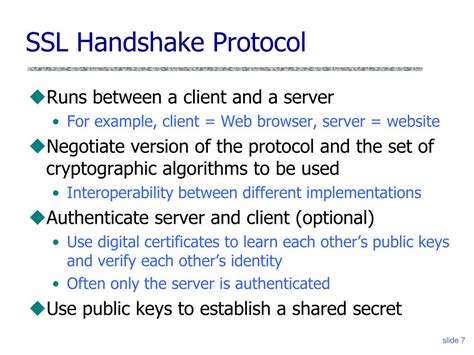 PPT SSL TLS PowerPoint Presentation Free Download ID 6309792