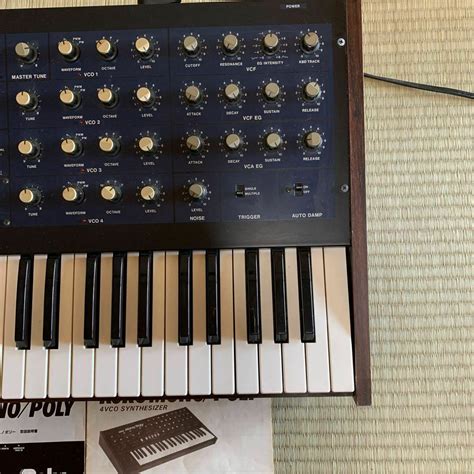 MATRIXSYNTH KORG MONO POLY Monophonic Synthesizer W Extras