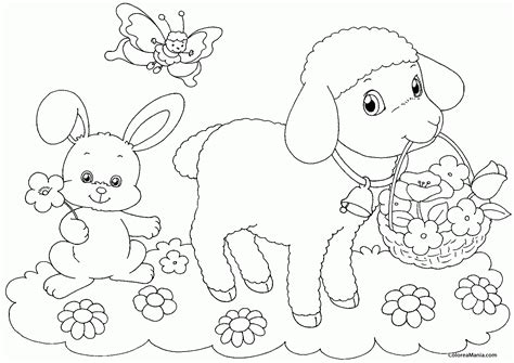Dibujos De Flores Y Animales Para Colorear Dibujos I