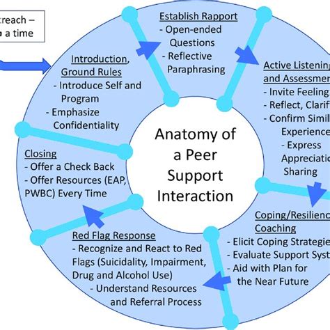 The Anatomy Of A Peer Support Interaction Overview Of The Components Download Scientific