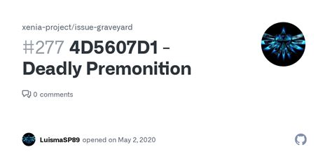 4d5607d1 Deadly Premonition · Issue 277 · Xenia Projectissue