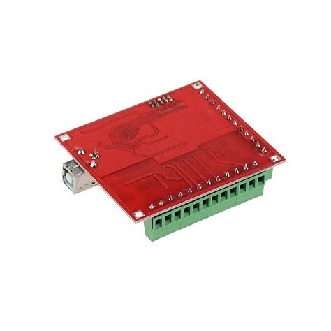 USB Khz Axis CNC Breakout Board For Mach Mach Red Color ZENIX Store LLC
