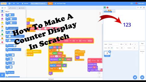 How To Make A Counter Display In Scratch Youtube