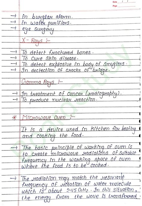 Ncert Class 12 Physics Chapter 8 Electromagnetic Waves Notes Handwritten Notes And Pdf Download