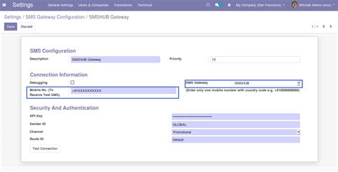 Odoo SMSGATEWAYHUB SMS Gateway WebKul