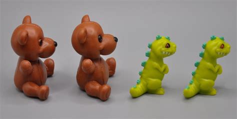 Nickelodeon Rugrats Reptar And Teddy Bear Pvc Figures 4 Total 4599701455